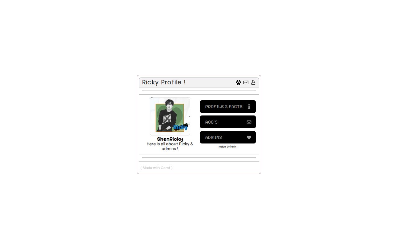 Ricky profile